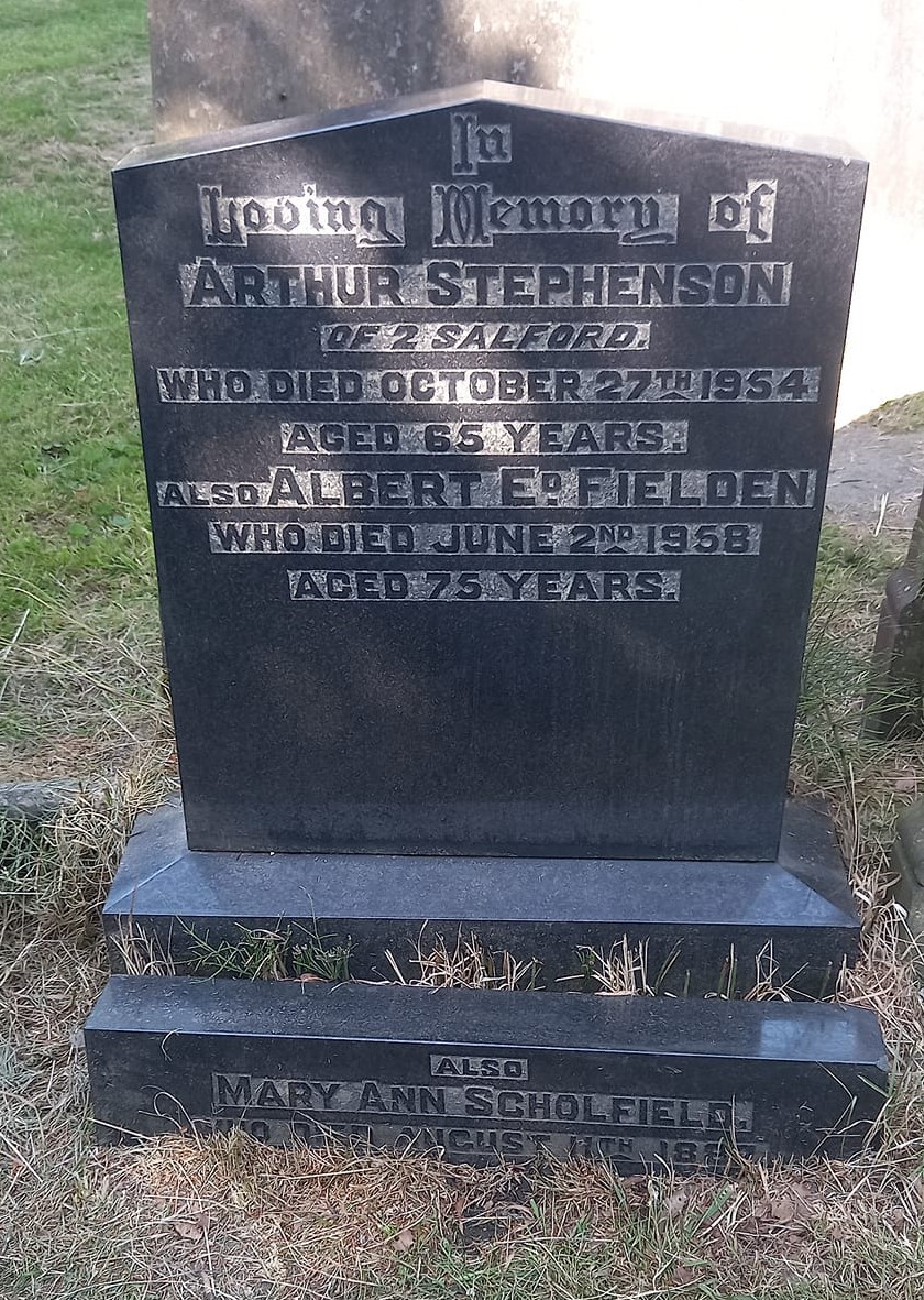 34.27 – Arthur Stephenson, Albert Edward Fielden, and Mary Ann ...