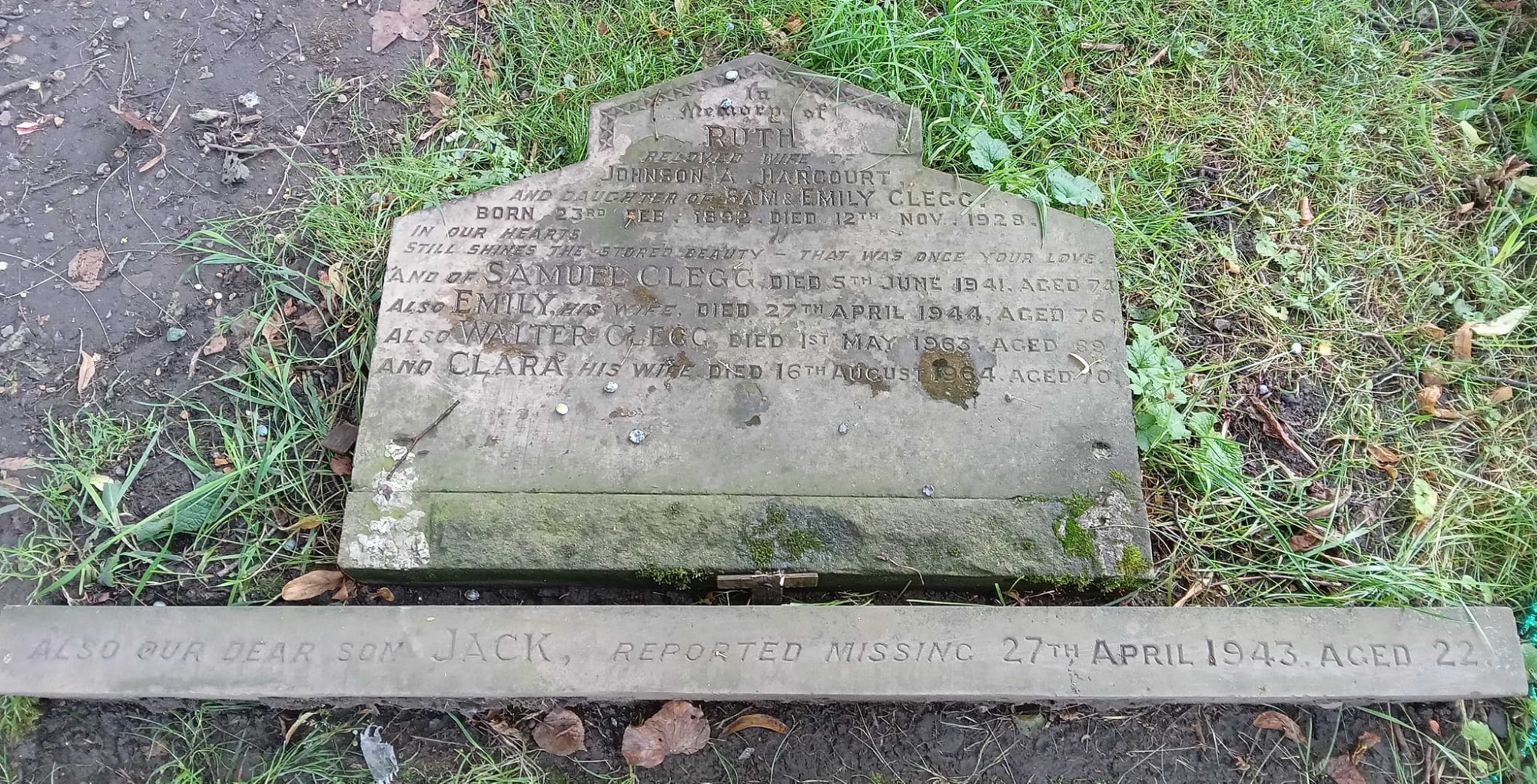 4.2 – Ruth Harcourt, Samuel, Emily, Walter, Clara and Jack Clegg – F.O ...