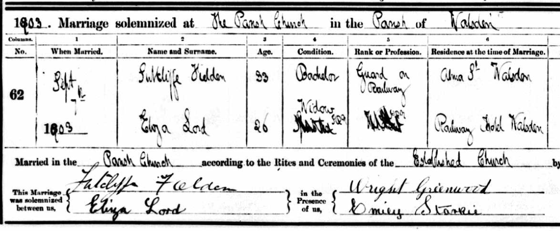 29.24 – Elizabeth Ann and Charles William Lord, and Sutcliffe Fielden ...