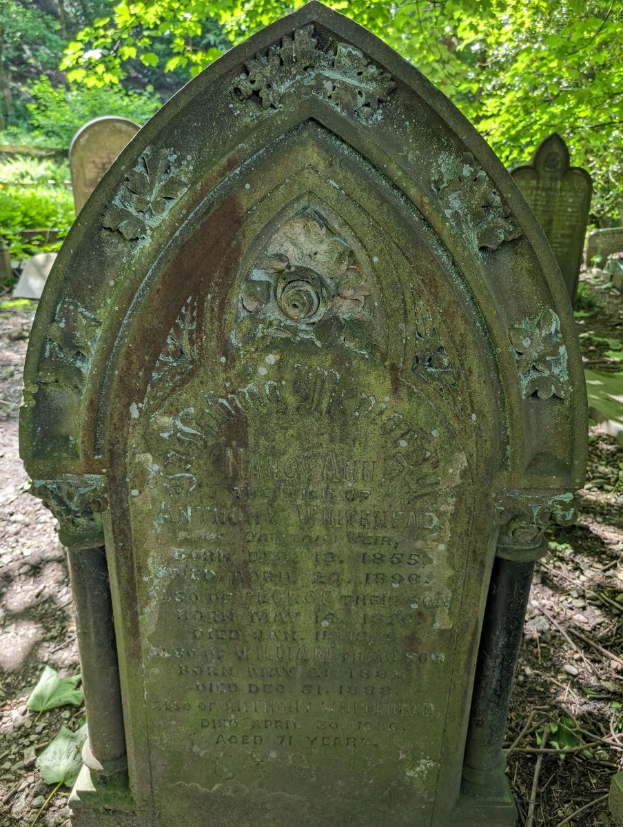 51.62 – George, William, Nancy Ann and Anthony Whitehead – F.O.C.C.T.